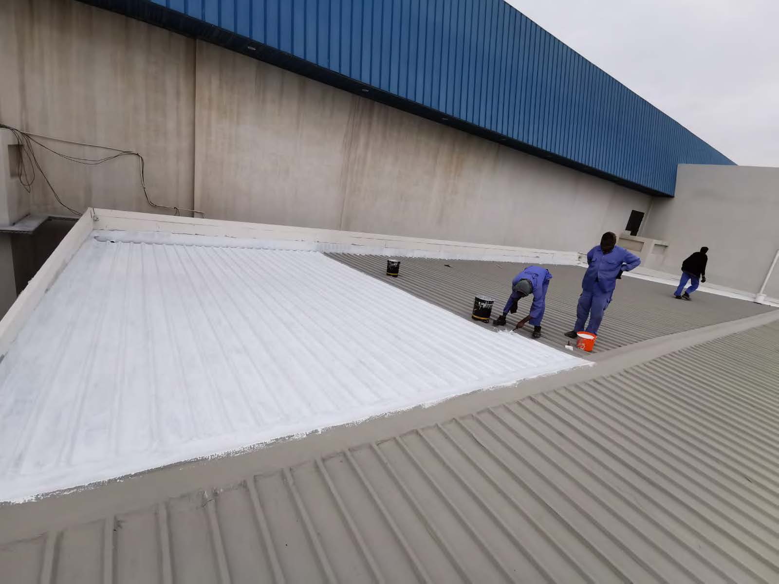 Exposed Metal Roof waterproofing System – ALCHIMICA Project Gallery