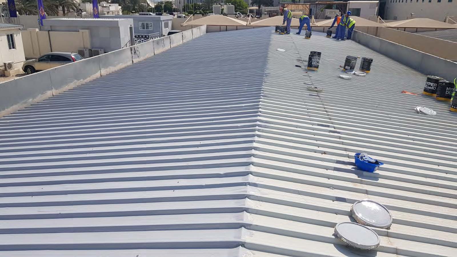 Exposed Metal Roof waterproofing System – ALCHIMICA Project Gallery