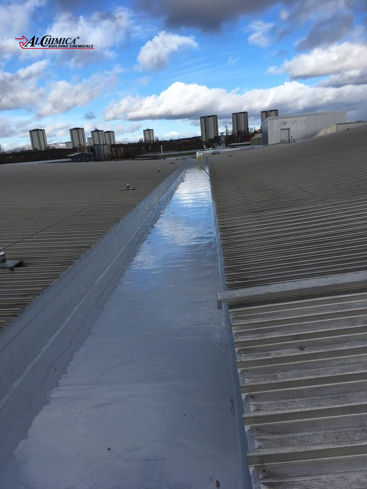 Gutters waterproofing and protection with HYPERDESMO® system, UK ...